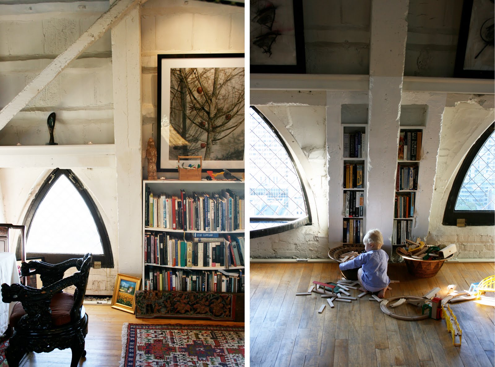 An interesting art and textile collection is on display, but in a way ...