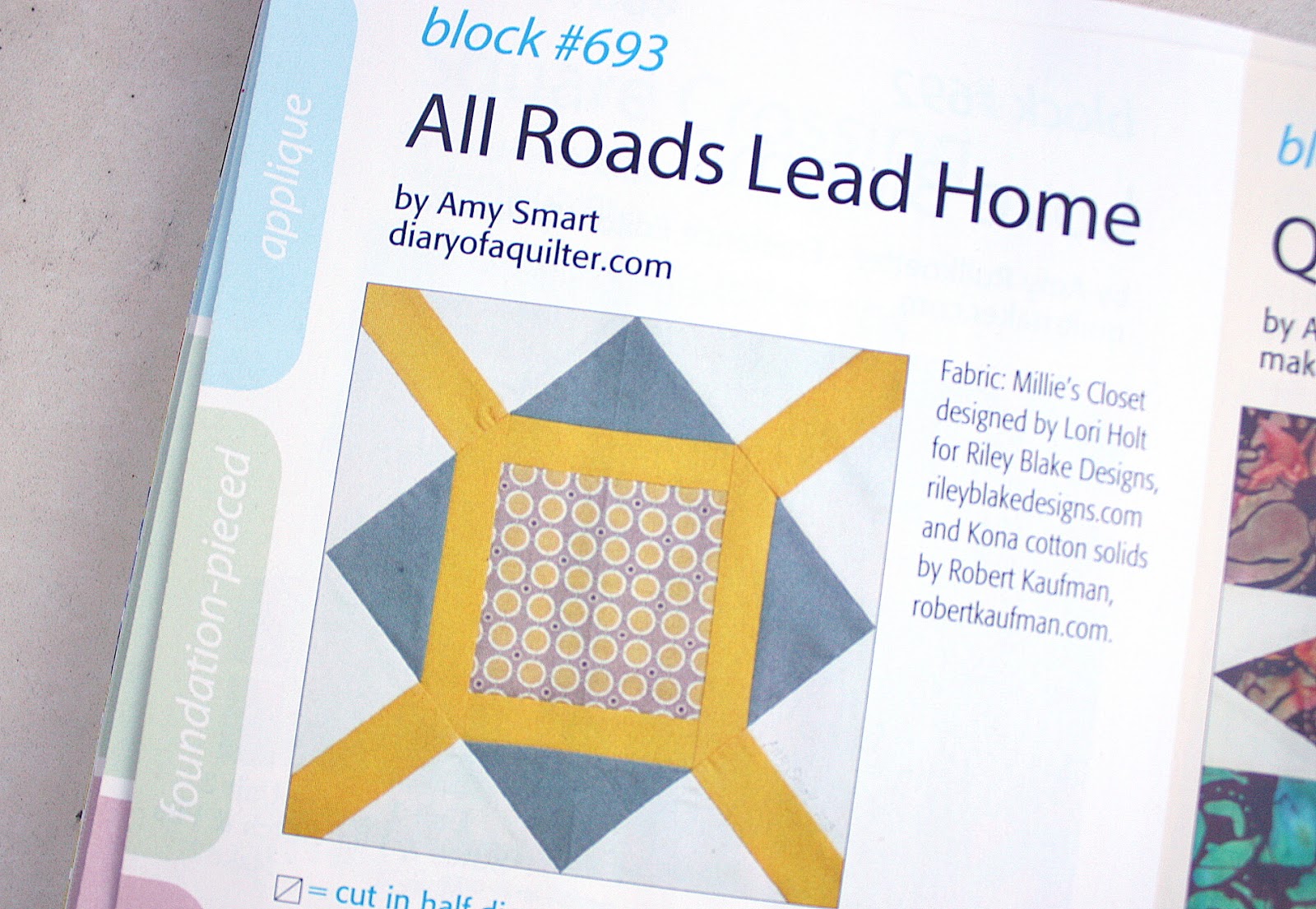 Quiltmaker's 100 Blocks Volume 7 - Diary of a Quilter - a quilt blog