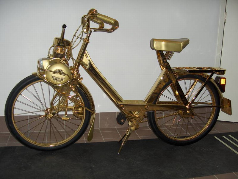 MOTORCYCLE 74: Gold - finger - Solex