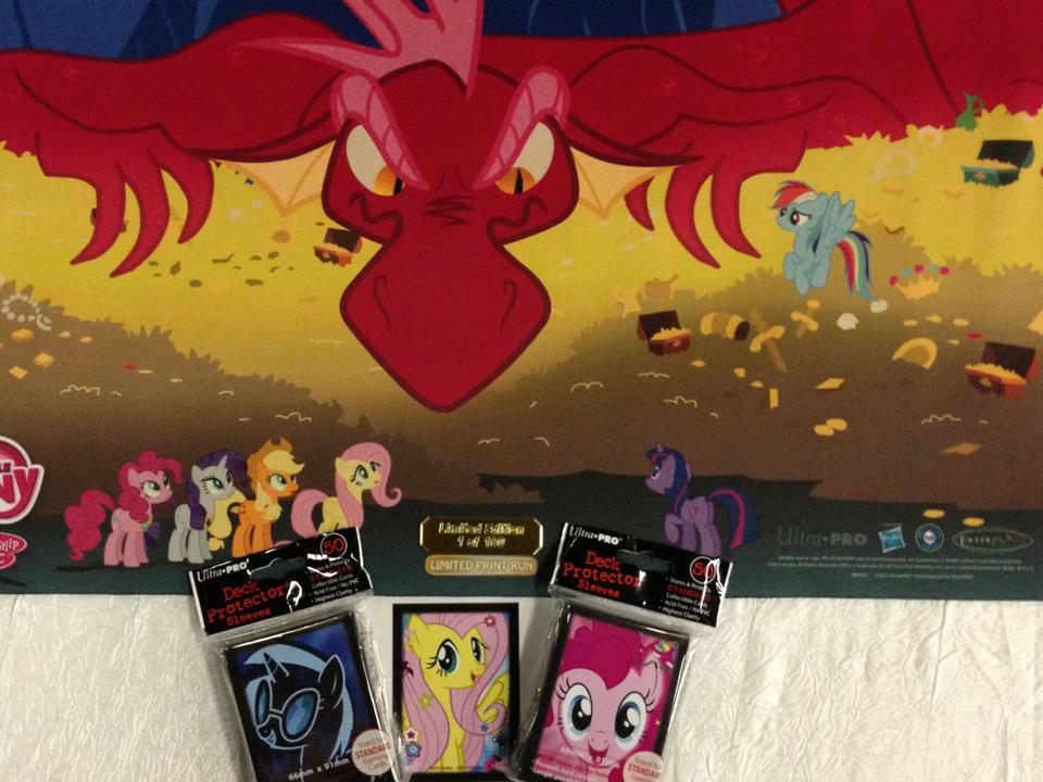 Equestria Daily - MLP Stuff!: Mat and Sleeves from Ultra Pro