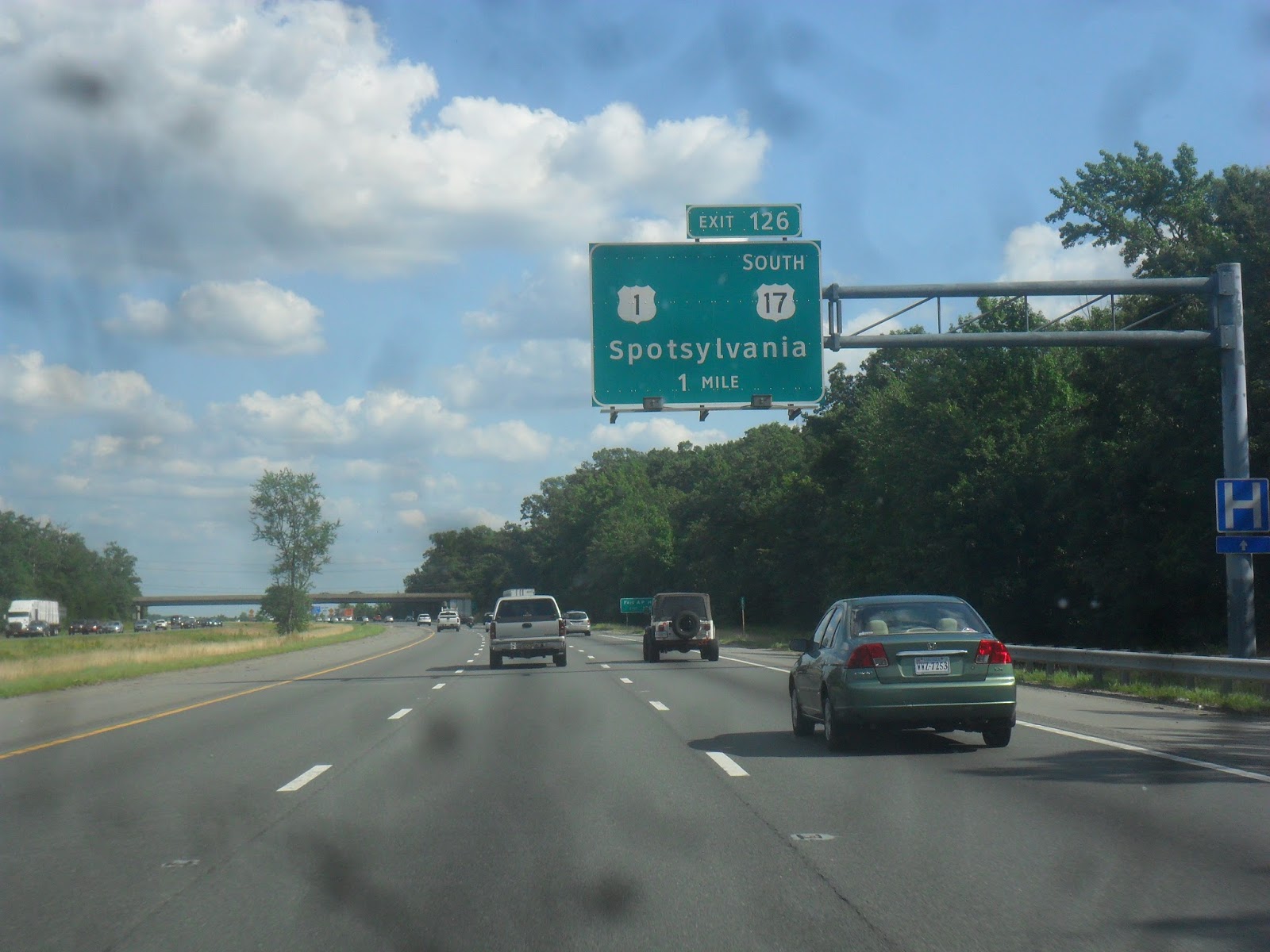 Luke's Signs: Interstate 95 - Fredericksburg, VA