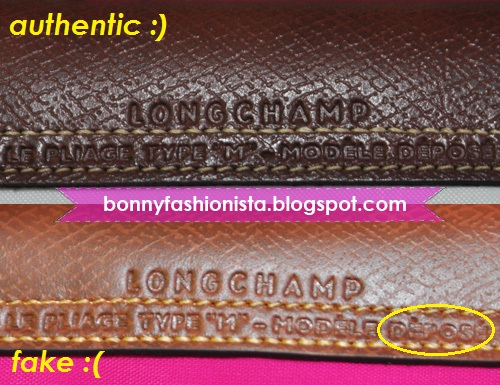 Bonny Fashionista: Spot The Difference: The Fake and Authentic ...