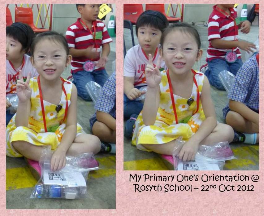 Juz Us: My Primary One Orientation @ Rosyth School