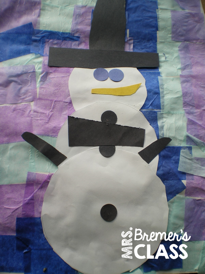 Snowman Art for Kindergarten | Mrs. Bremer's Class