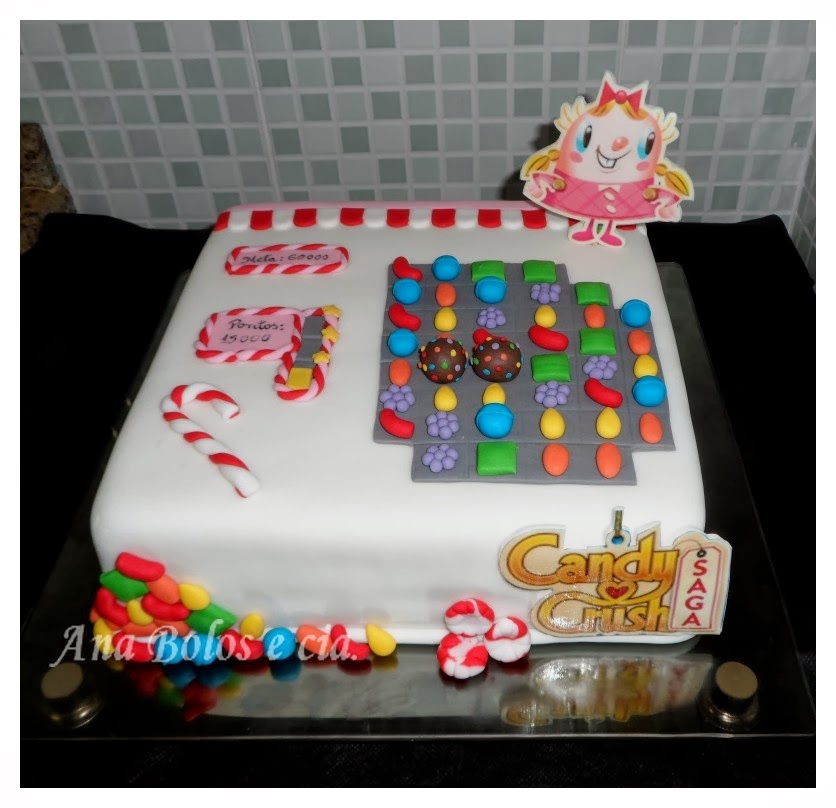 Ana bolos e cia: Bolo Candy Crush