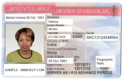 Employment Authorization Card "Perbedaan" | live this life and enjoy it