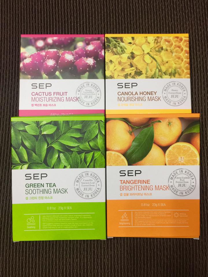 KBEAUTY ~ SEP Jeju Mask Pack - Tangerine and Green Tea Mask Review ...