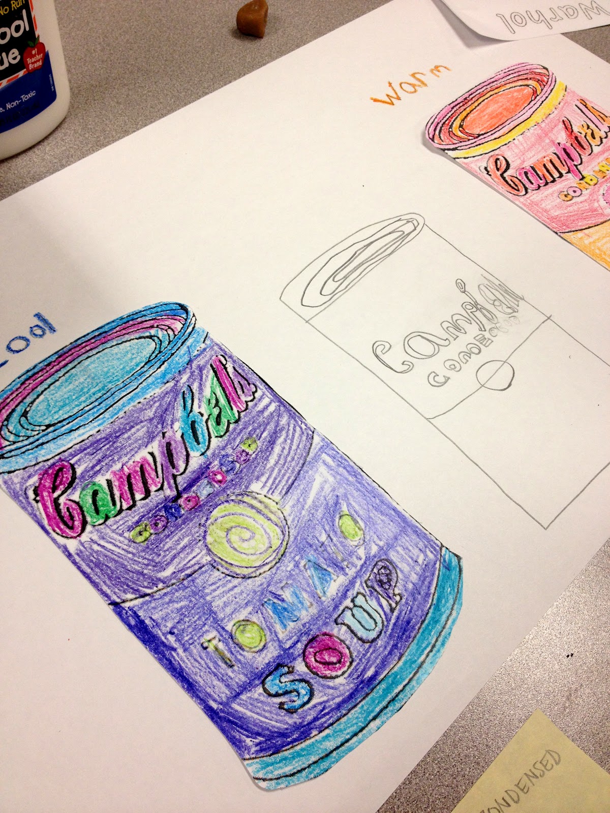 creat[ed]: Our Andy Warhol Soup Can Projects | Food Drive