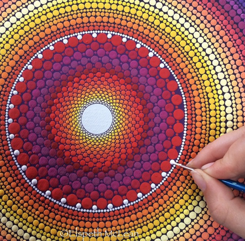 Arte y Actividad Cultural: Nuevo Puntillismo Pintura Moderna de Elspeth ...