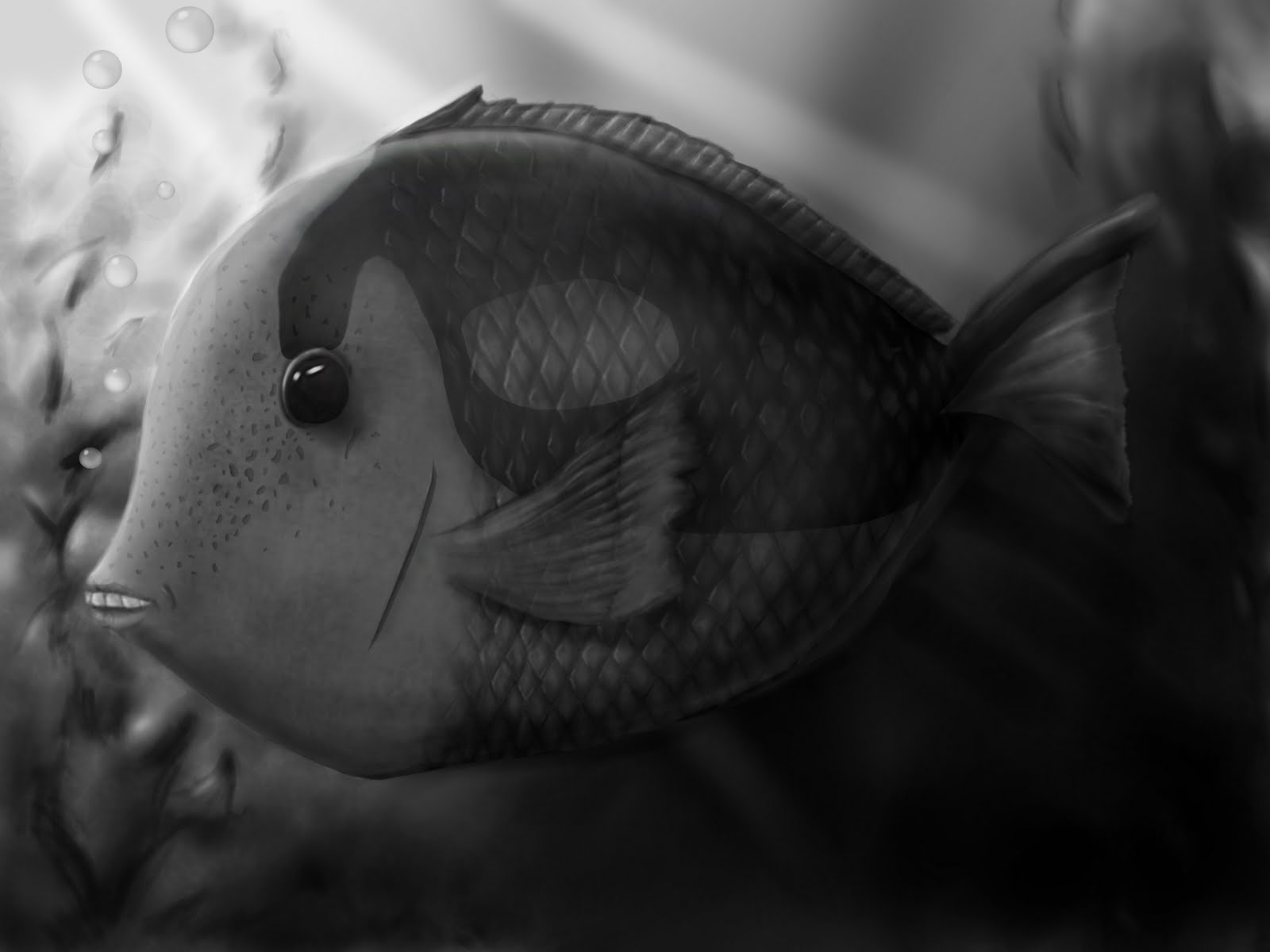 OnThatEye: Digital Fish painting breakdown