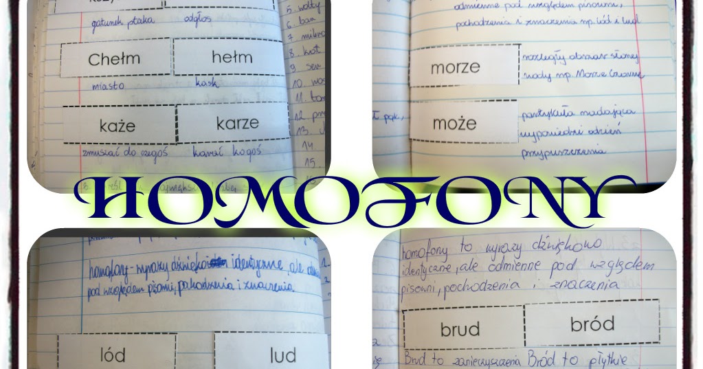 Homofony a język polski