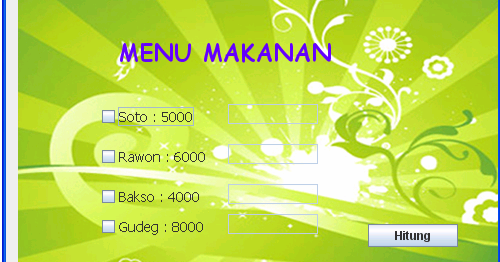 Catatan Sederhana: Ebook Tutorial Membuat Form Dan Menu Makanan Dalam ...