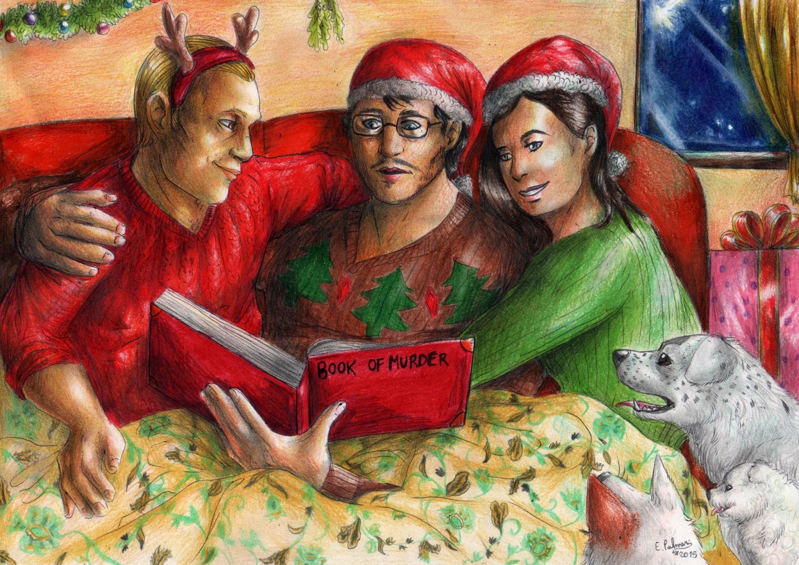 Another Hannibal Artblog: Secret Santa - A beautiful Christmas