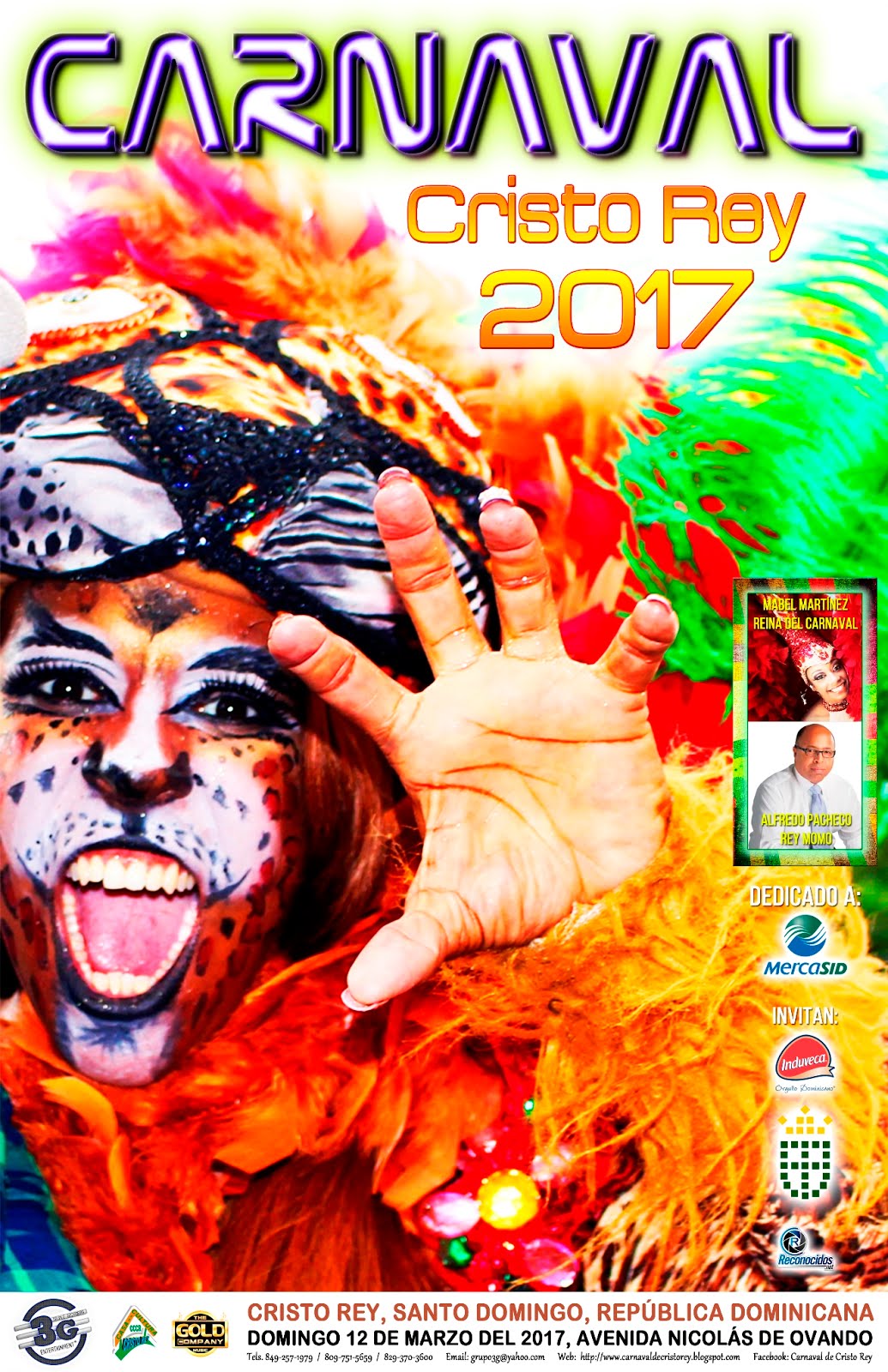 Cristo Rey en Línea: Afiche del Carnaval de Cristo Rey 2017