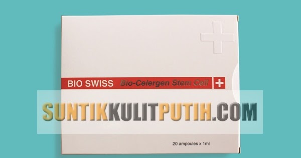 Bio Swiss Celergen Stem Cell | Jual Suntik Putih Original | Whitening ...
