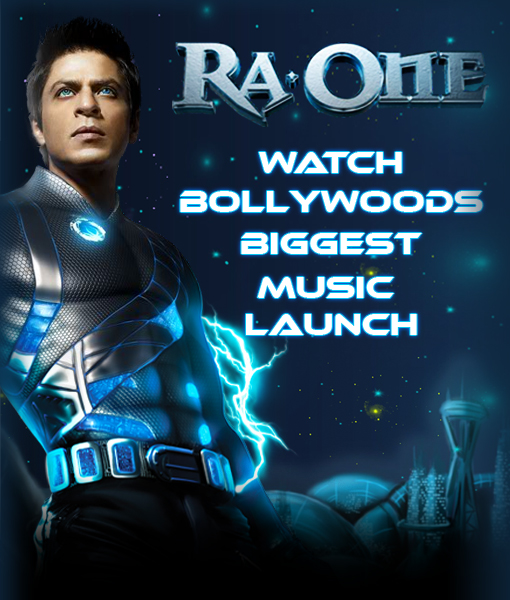 Ra.One Movie: Ra.One’s music to be launched LIVE tonight!