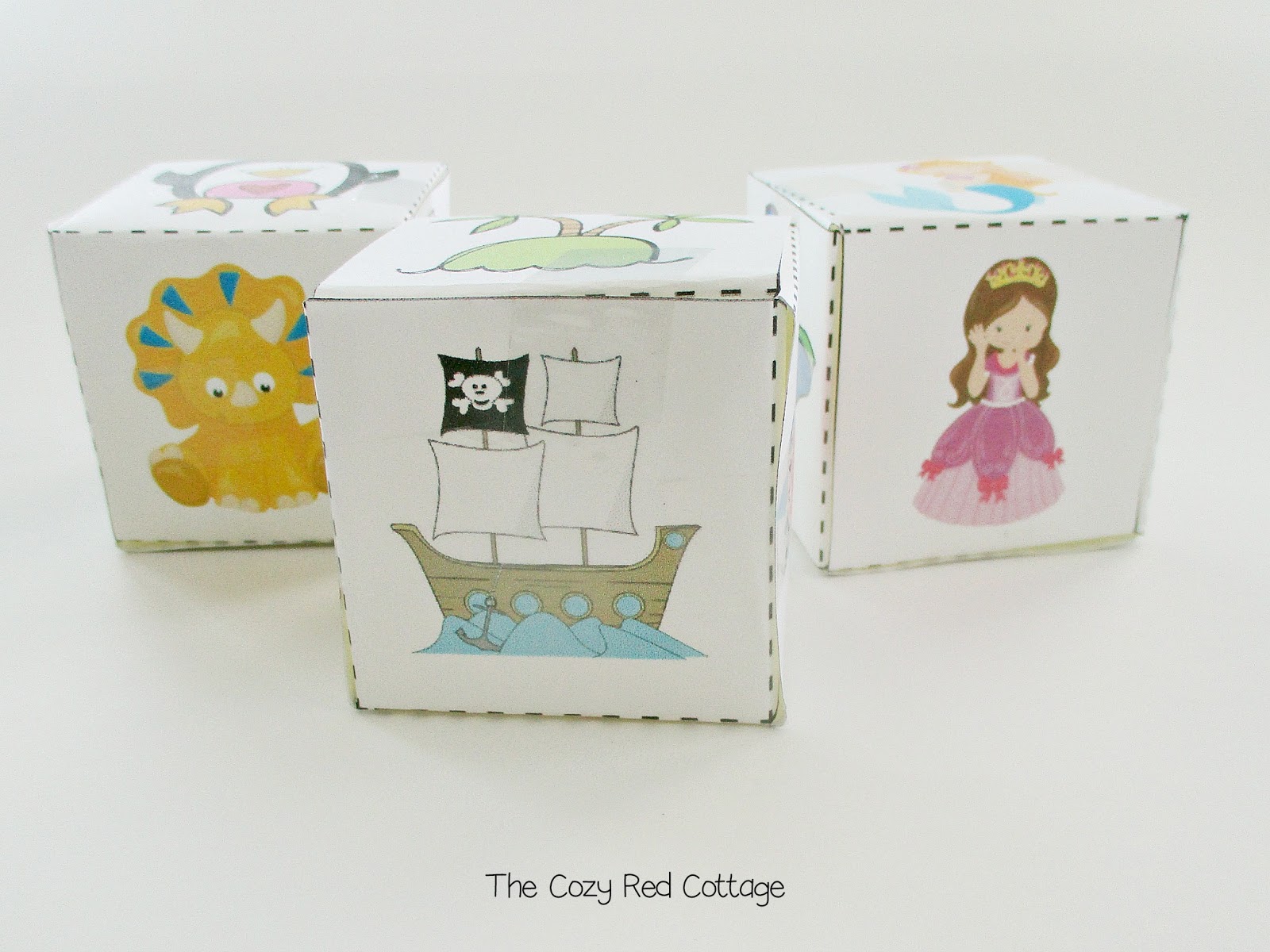 The Cozy Red Cottage: Roll a story...Story Dice.