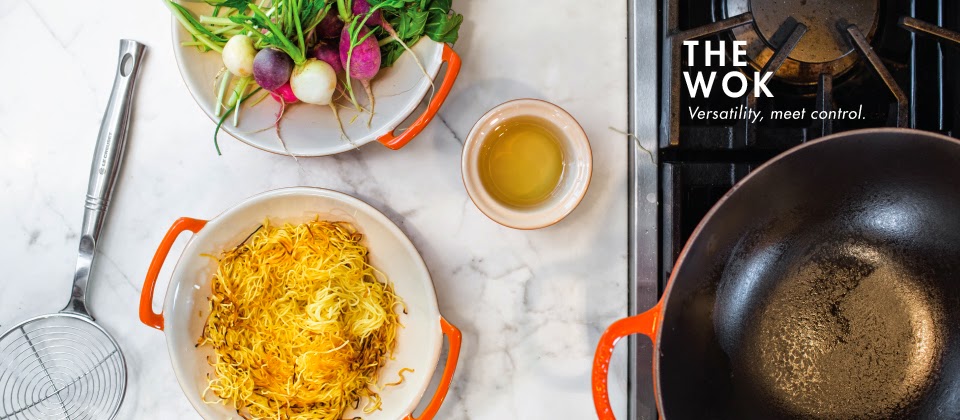le creuset woks add some color to your chinese cuisine