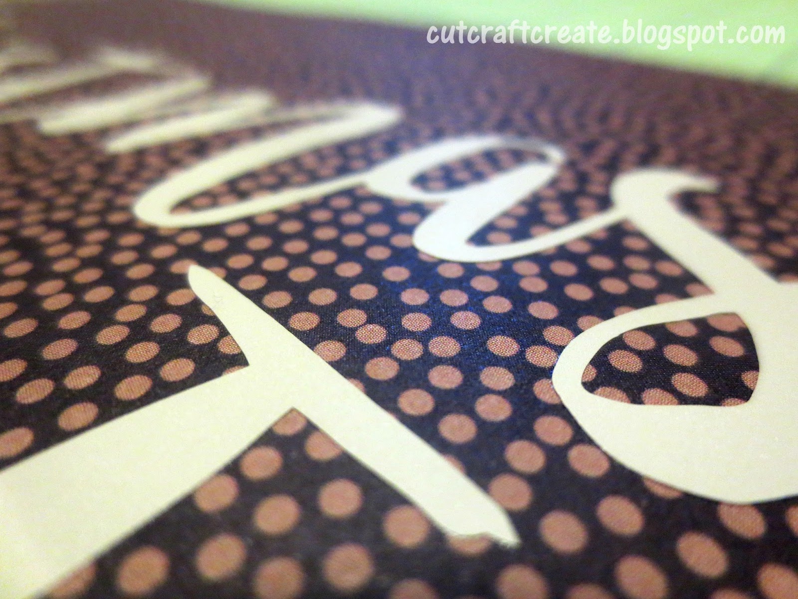 Cut, Craft, Create: Scrapbook Title HACK using vinyl!