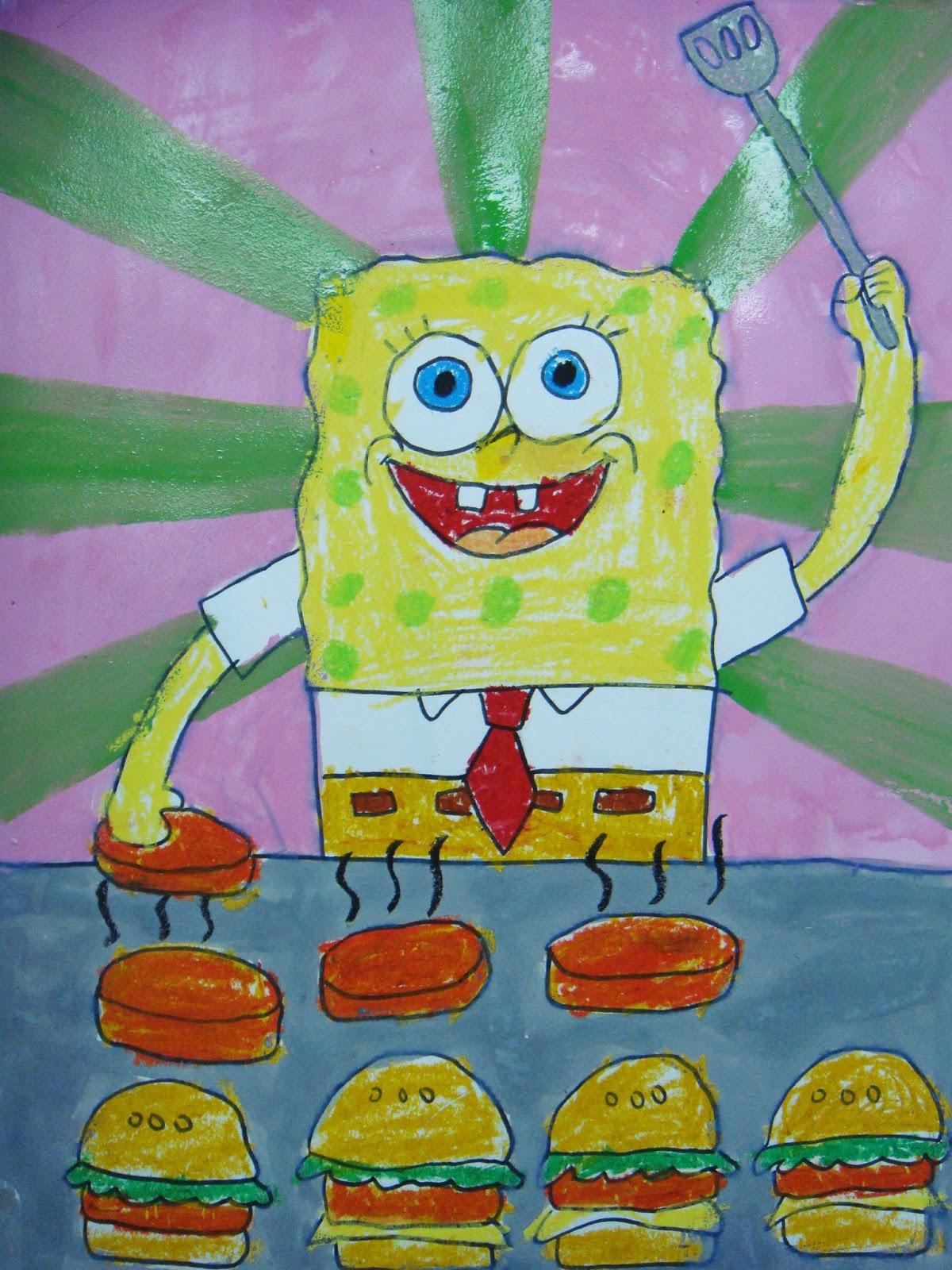 Kids' Art: Spongebob