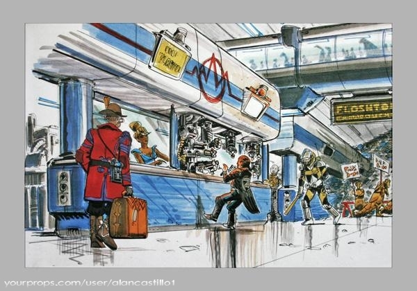 THE FIFTH ELEMENT Concept Art by Moebius | RAR Writes