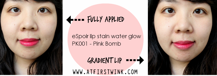 eSpoir Funky Pop! Lip Stain Water Glow PK001 - Pink Bomb review