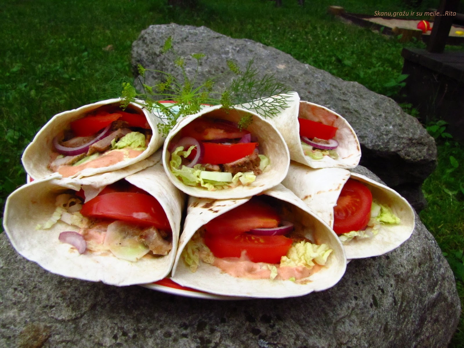 Ritos receptai : Tortilijos ant grotelių