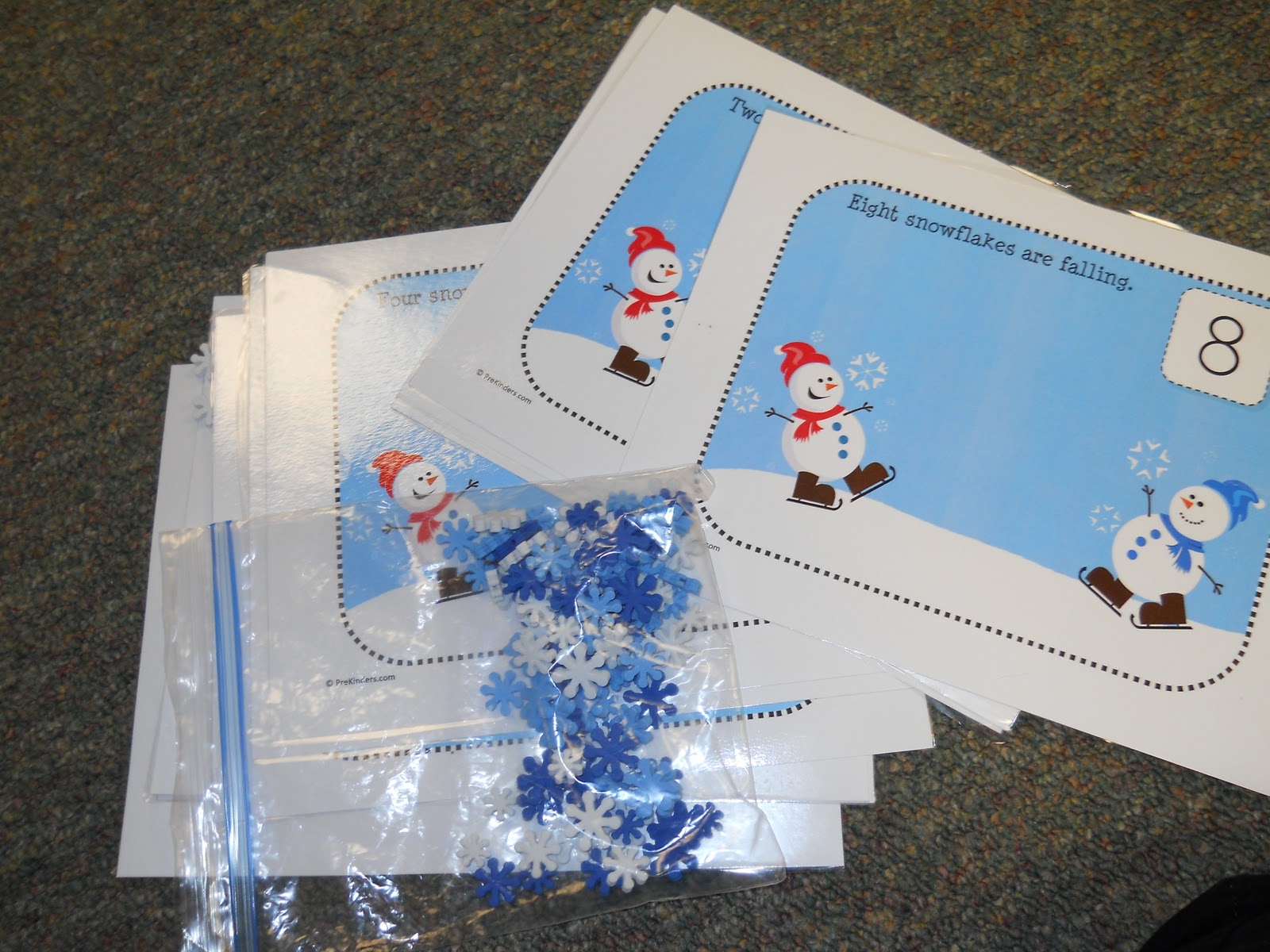 Krazy in Kindergarten: Winter Math Centers