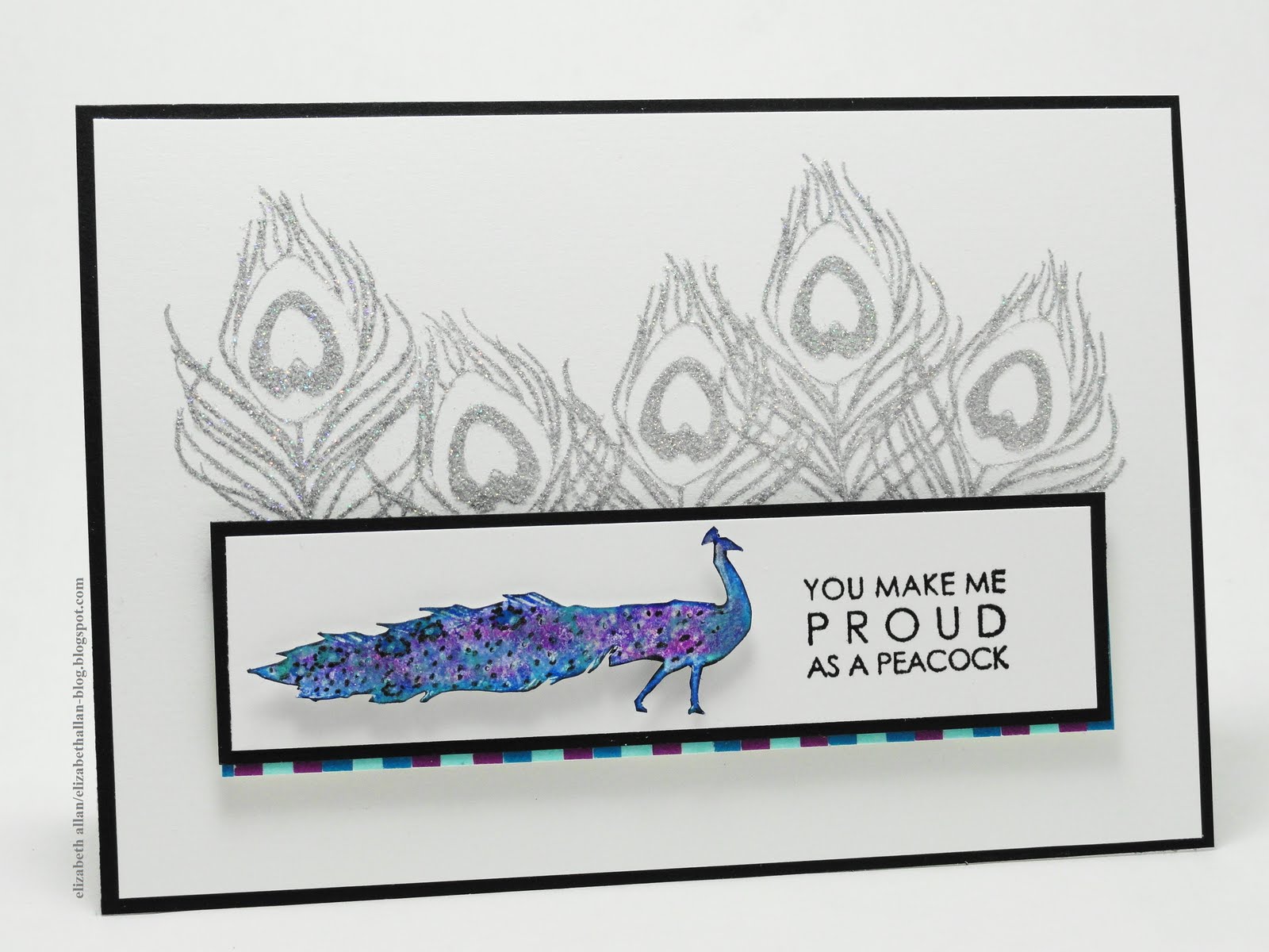 Elizabeth Allan's Art Studio: Proud As A Peacock