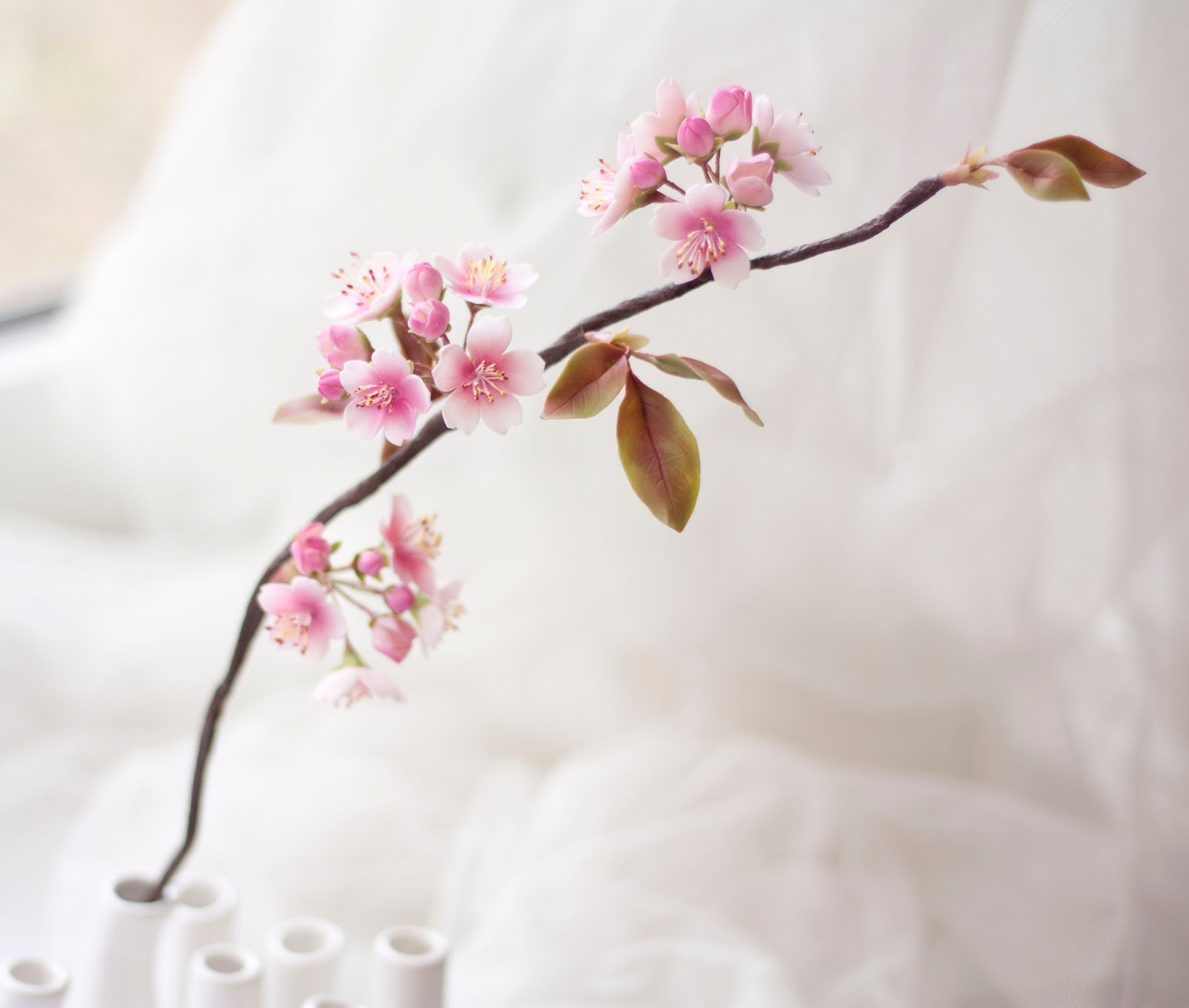 Lagoa Design Studio: Back to Polymer Clay: Sakura Branch