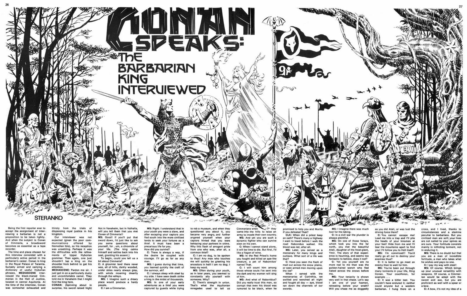 Cap'n's Comics: Conan by Tim Conrad and Steranko