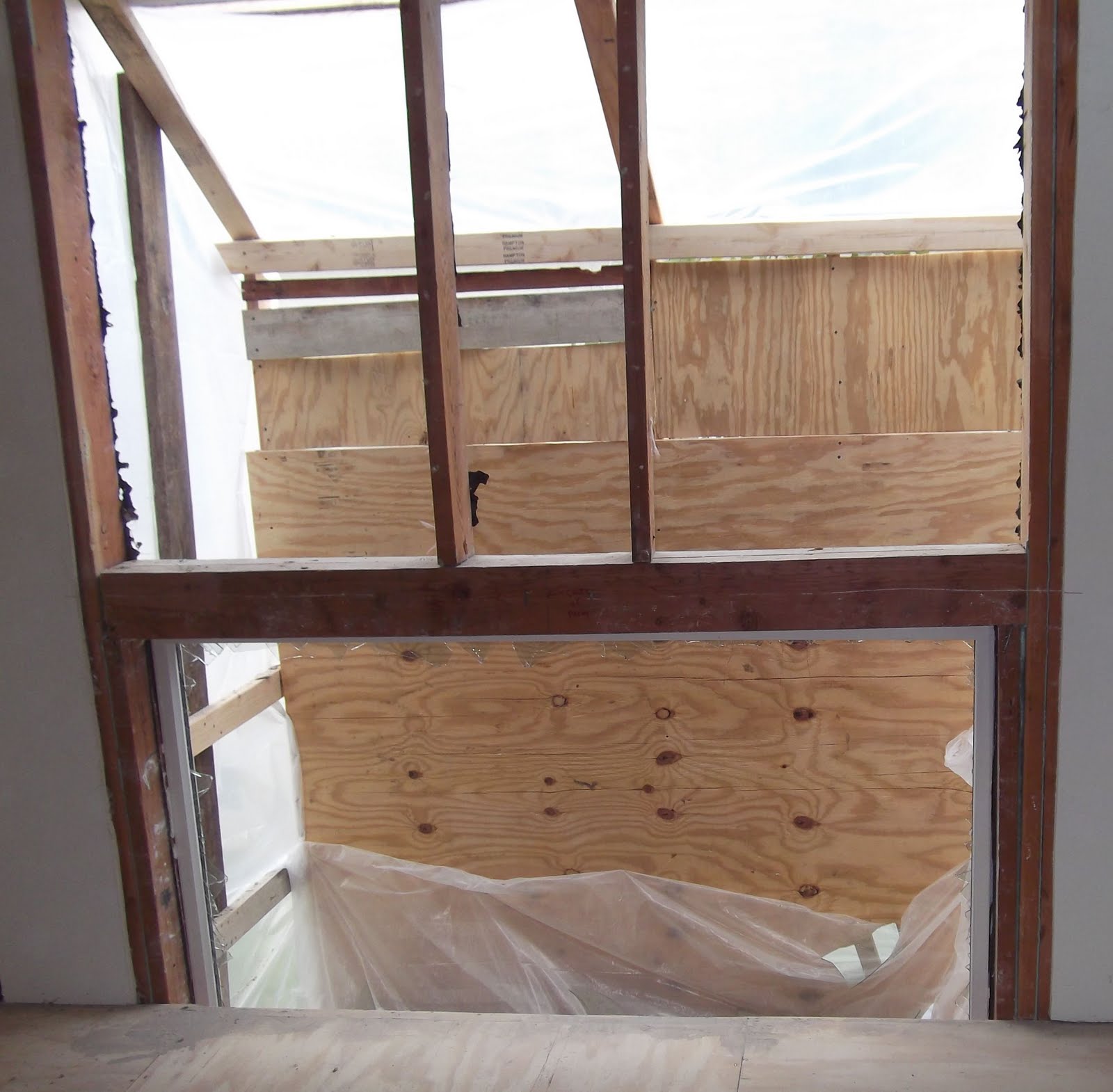 A Proper Tea Room: "Removing" the plate-glass window