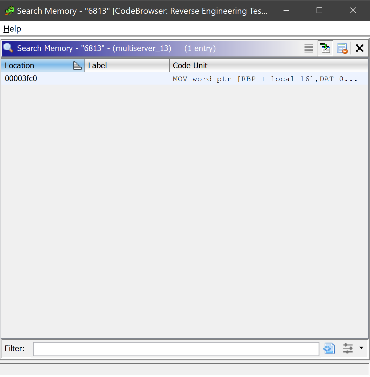Editing an Executable Binary File with Ghidra