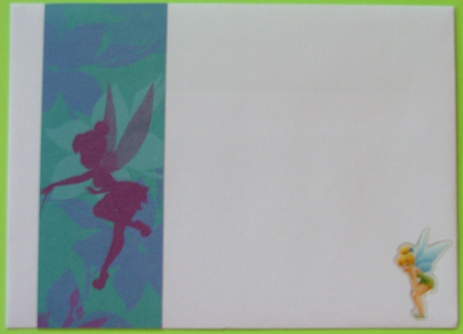 K-E Kreations: TinkerBell Card and Scrapbook Pages