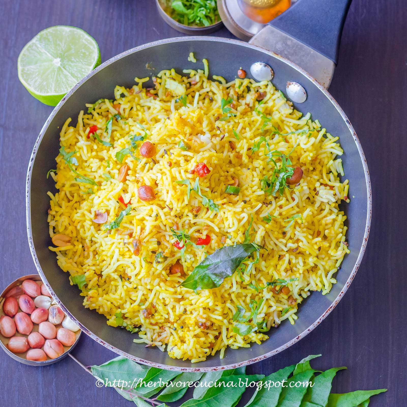 Herbivore Cucina: Lemon Sevai Upma