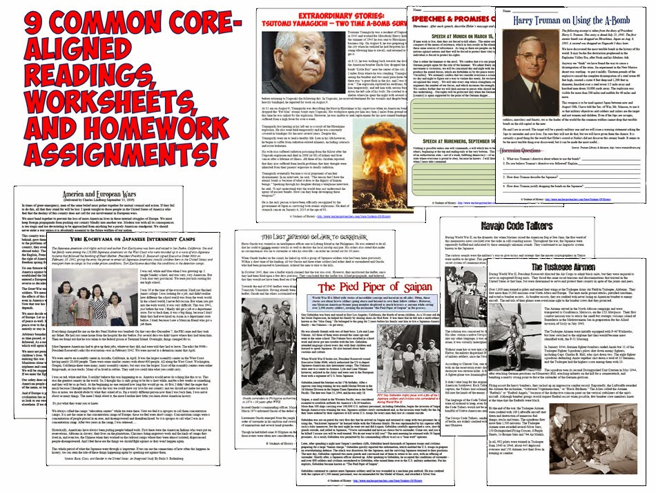 Students of History: Entire World War II Lesson Plan Unit Bundle