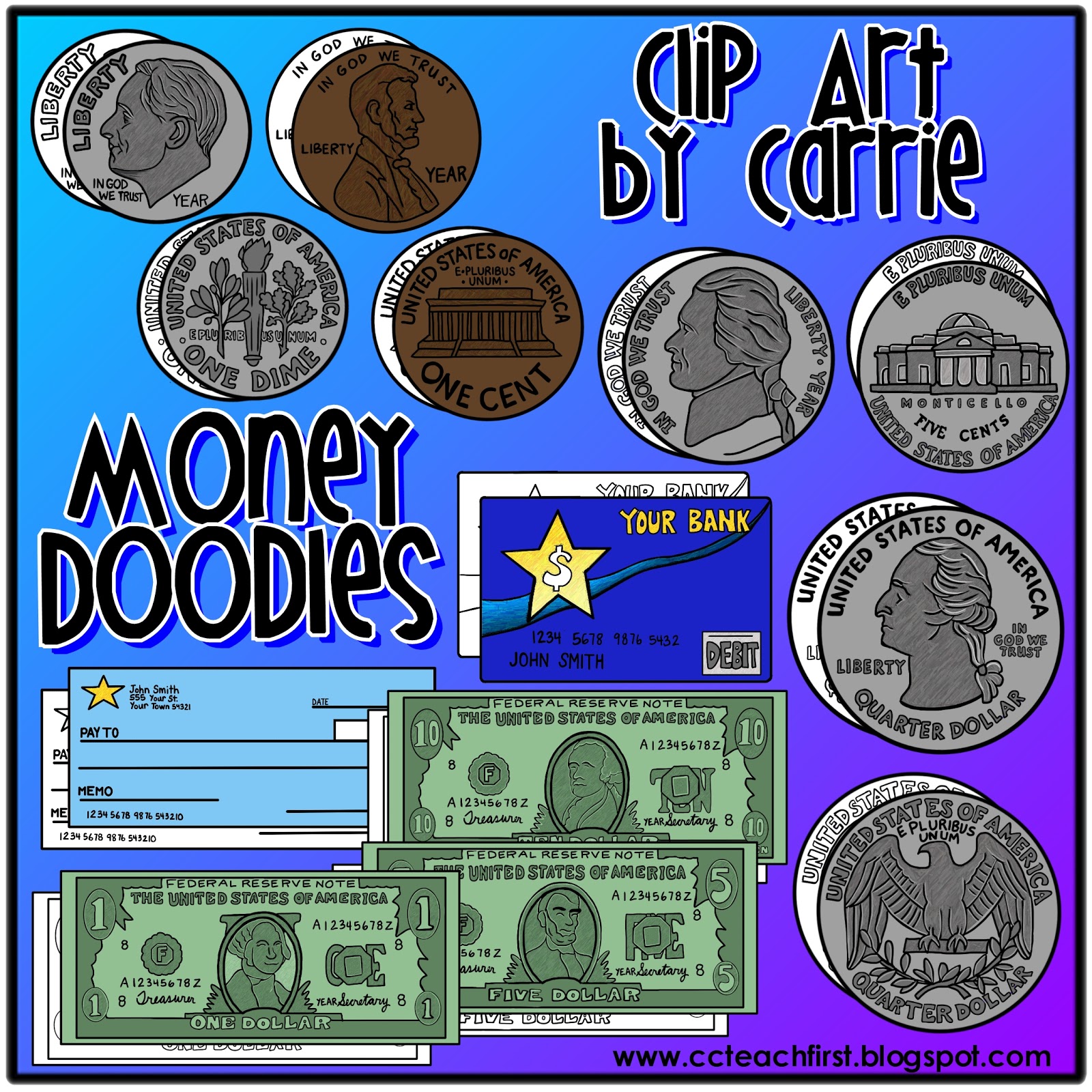 Clip Art by Carrie Teaching First: Clip Art Doodles