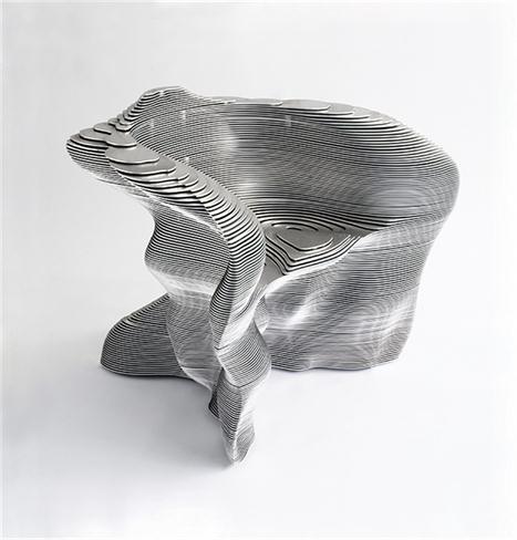 MY MAGICAL ATTIC: SLICE CHAIR ALUMINIUM 1999 - DESIGN BY MATHIAS BENGTSSON