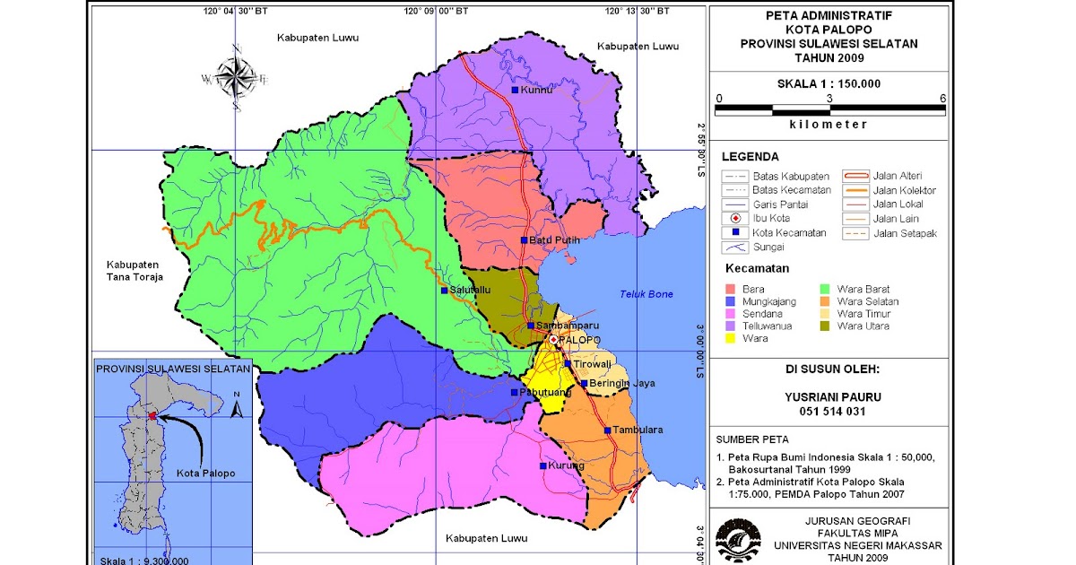 Peta Kota Palopo