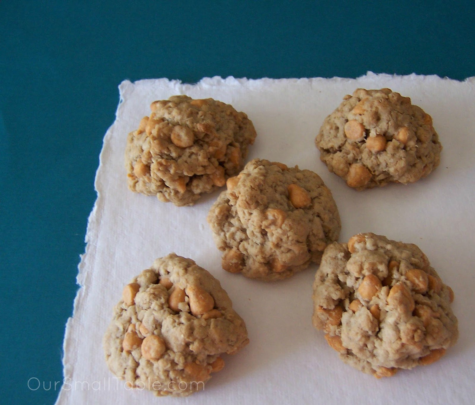 Our Small Table: Small-Batch Oatmeal Scotchies