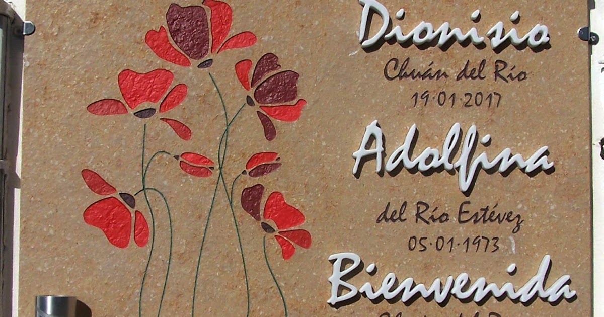 Lapidas en Sevilla: Lapida de las Amapolas