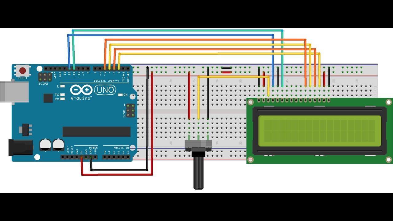 Techmezine Connecting Lcd With Arduino