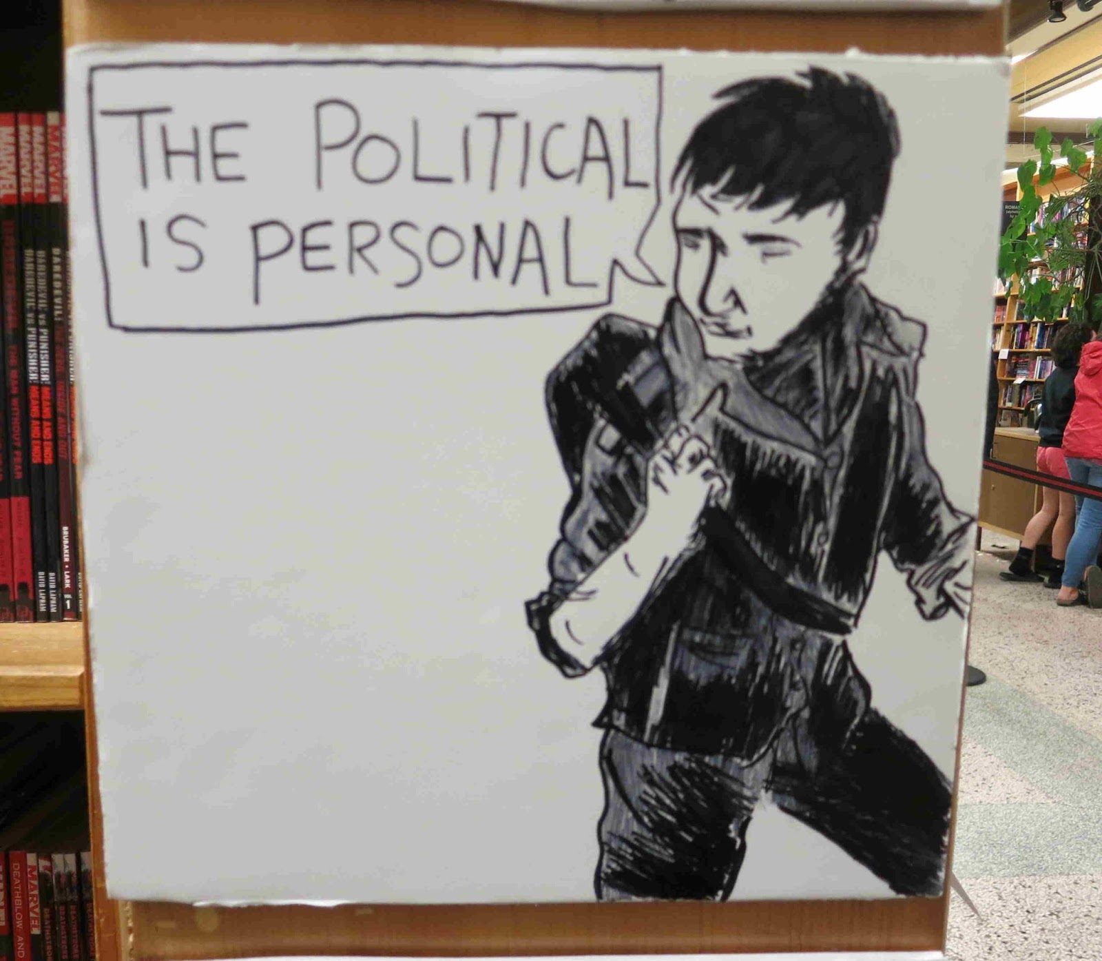 The ZehnKatzen Times: [art_in_PDX] Sharpie Art Cartoons in Powell's ...