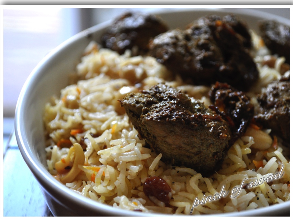 Pinch Of Swad - taste that hits the spot!: Bukhari Rice with Mint ...