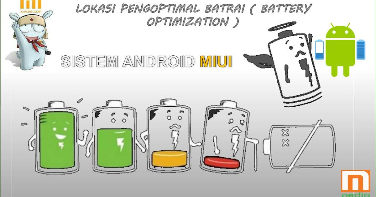Terbukti, Berikut Tips Agar Baterai Smartphone Android Kalian tidak Boros ( Battery Optimization ...