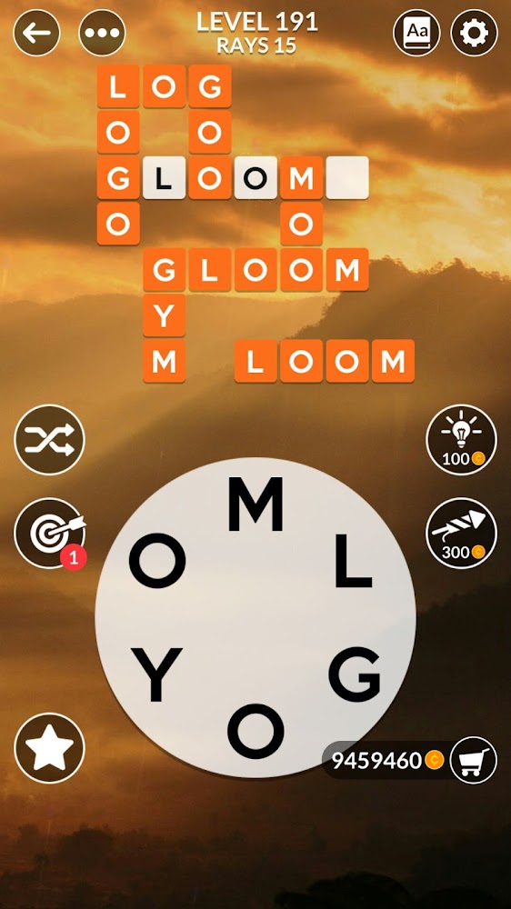 Wordscapes Level 191 Answers ~ Doors Geek