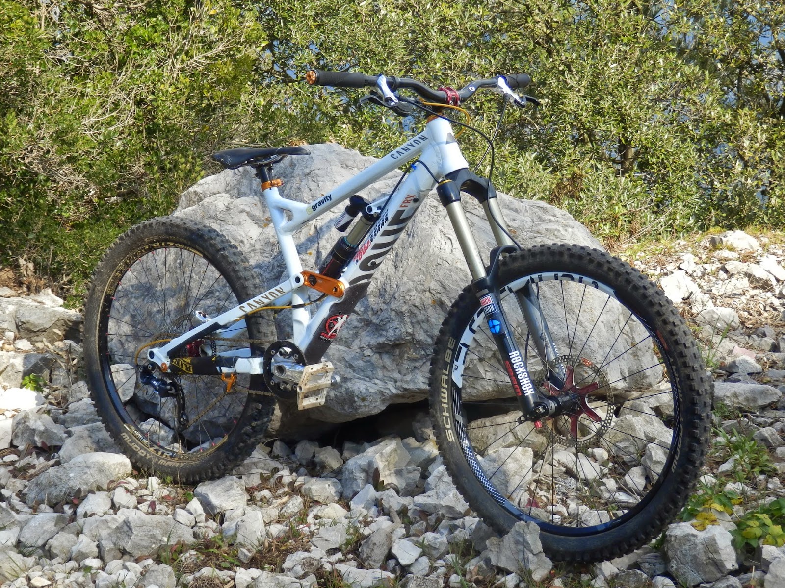 vtt dans le var et l'isere ......: le freeride frx canyon ...