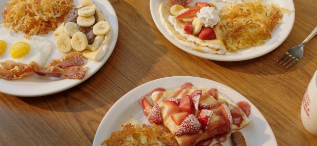 Denny's Launches New Crepes