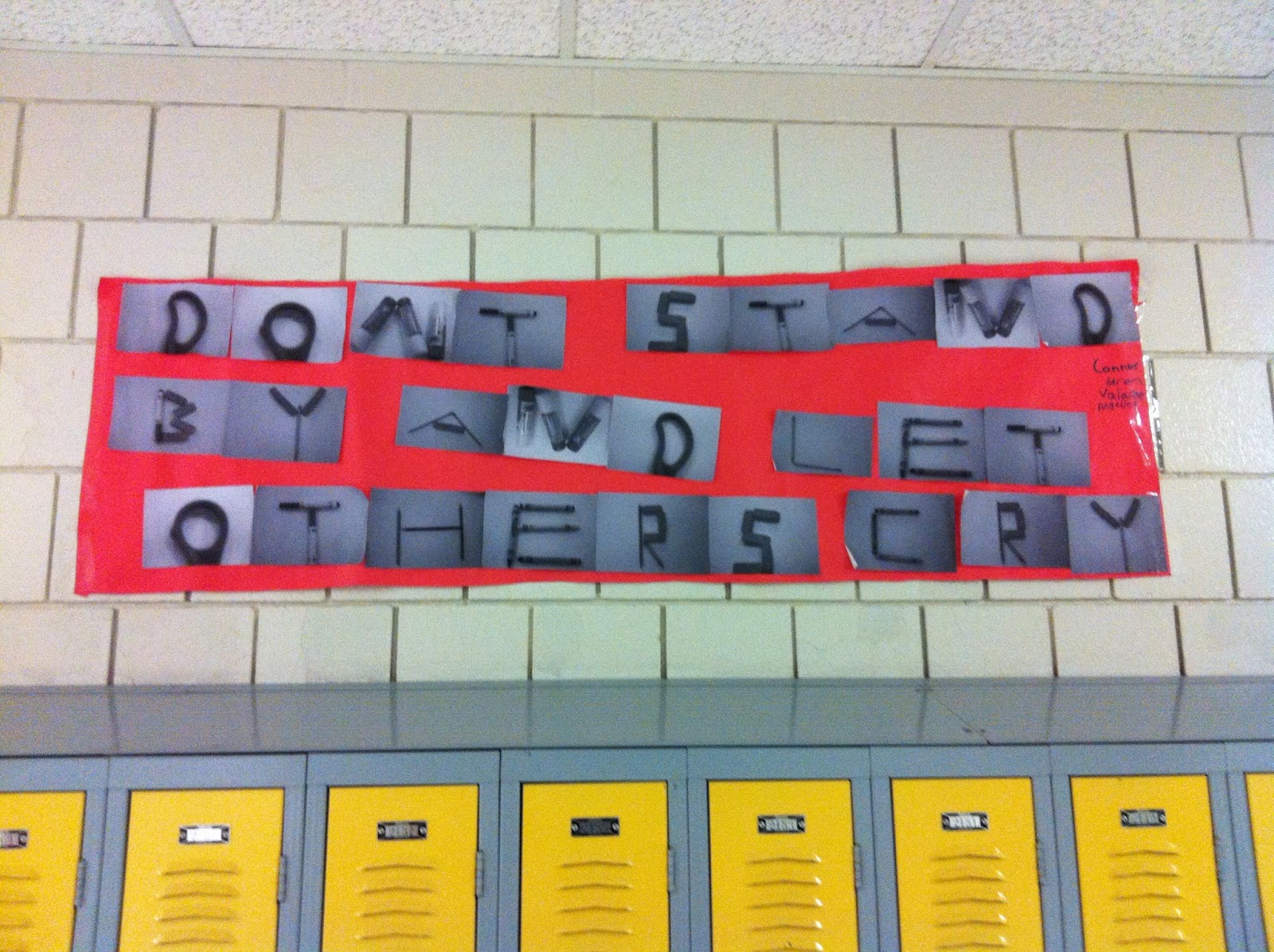 Art Room 104: Anti-Bullying Projects