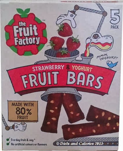 Diets and Calories: The Fruit Factory Strawberry Yoghurt Fruit Bar Review